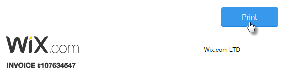 Printing Invoices for Wix Subscriptions | Help Center | Wix.com