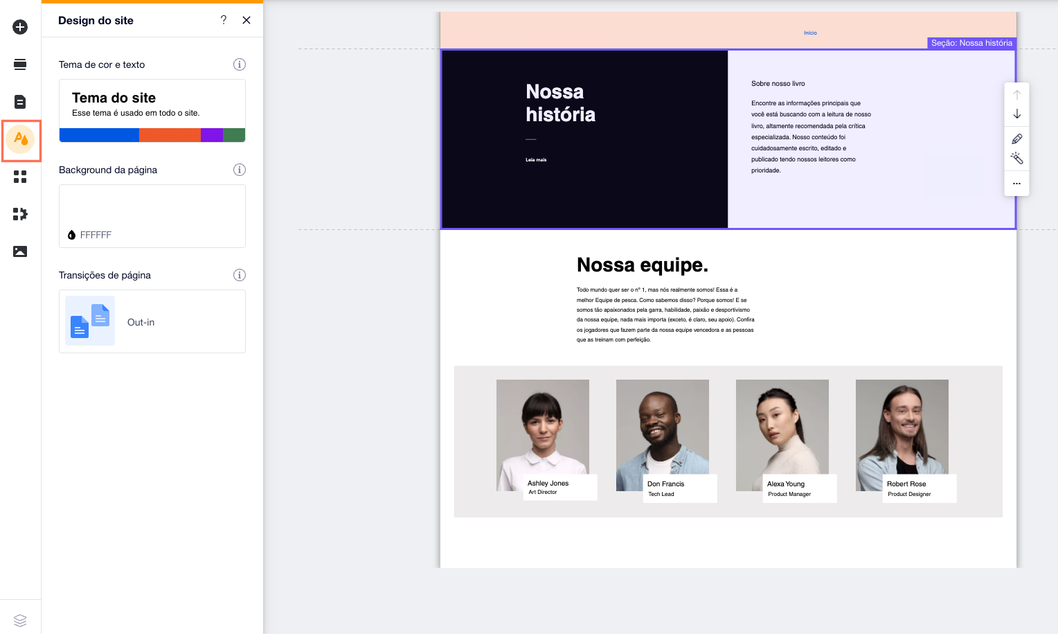 Editor Wix: introdução ao Editor Wix | Central de Ajuda | Wix.com