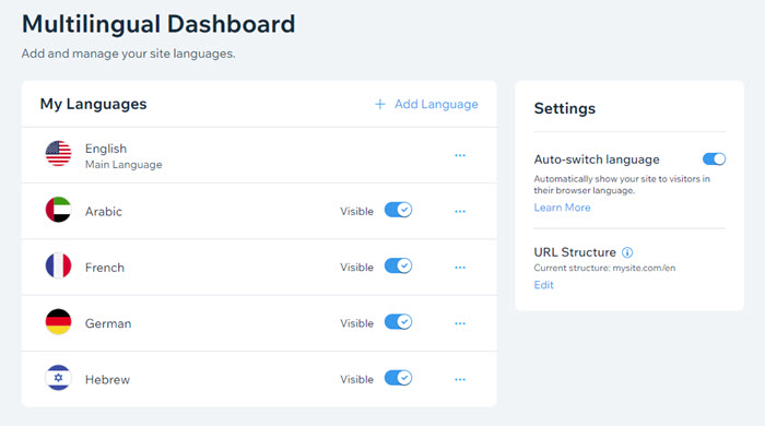Wix Multilingual: An Overview | Help Center | Wix.com