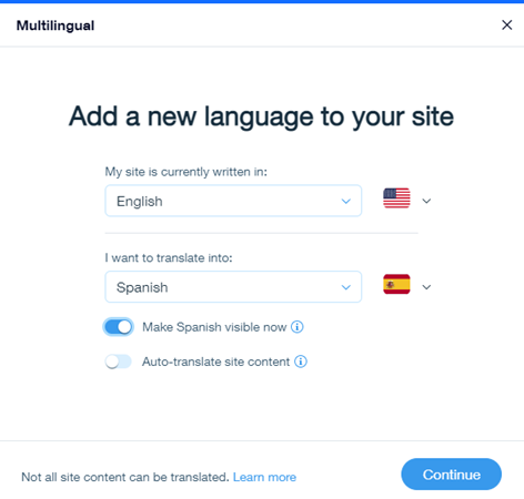 Wix Multilingual: Adding and Setting Up Wix Multilingual | Help Center ...