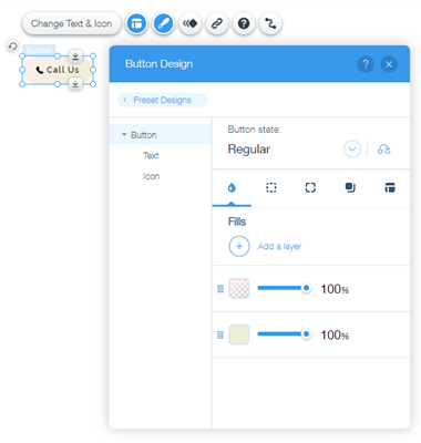 Wix Editor: Customizing the Design of Your Buttons | Help Center | Wix.com
