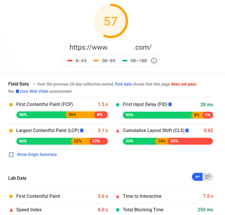 Site Performance: Understanding PageSpeed Insights | Help Center | Wix.com