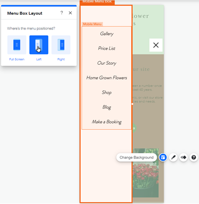 Wix Editor: Customizing Your Mobile Menu | Help Center | Wix.com