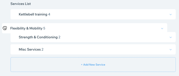 Wix Bookings: Managing Services and Categories | Help Center | Wix.com