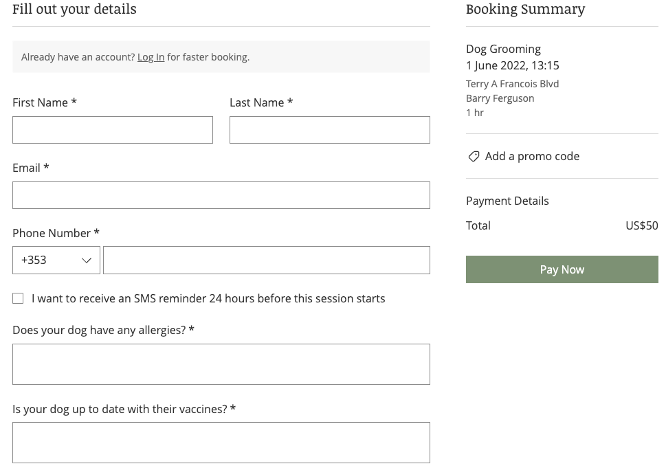 Wix Bookings Creating And Setting Up Your Booking Forms Help Center Wix Bookings Creating And Setting Up Your Booking Forms Help Center