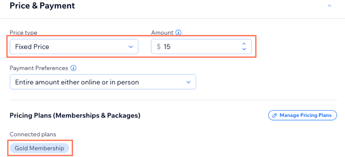 Wix Bookings: Creating and Managing Classes | Help Center | Wix.com
