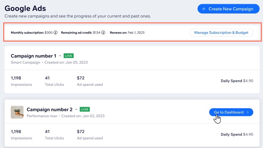 Google Ads con Wix: preguntas frecuentes sobre la suscripción y el ...