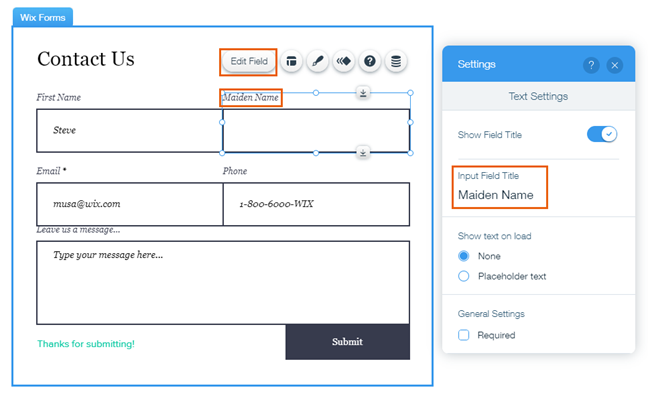 Accessibility: Creating an Accessible Wix Form | Help Center | Wix.com