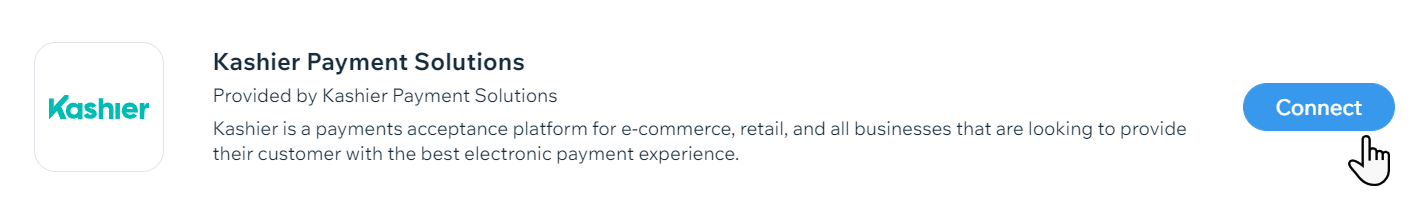 Connecting Kashier Payment Solutions as a Payment Provider | Help ...