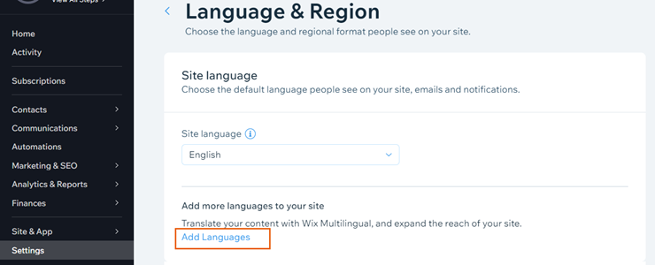 Wix Multilingual: Adding and Setting Up Wix Multilingual | Help Center ...