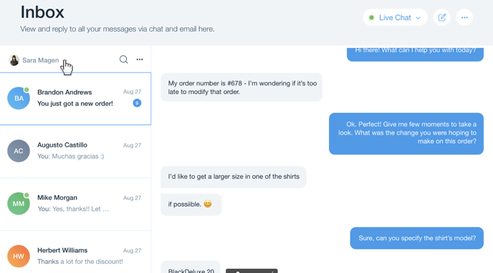 À propos de Wix Inbox | Centre d'Assistance | Wix.com