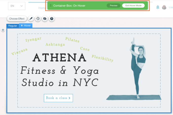 Wix Editor Adding And Setting Up A Hover Interaction Help Center 