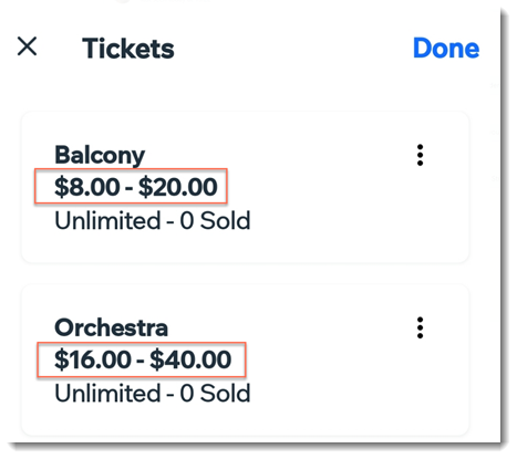 Wix Events: crear un evento con entradas usando la app de Wix Owner ...