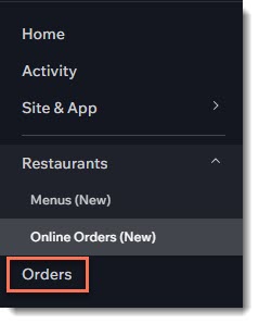 Wix Restaurants: Managing Incoming Orders with the New Wix Restaurants Orders App | Help Center ...