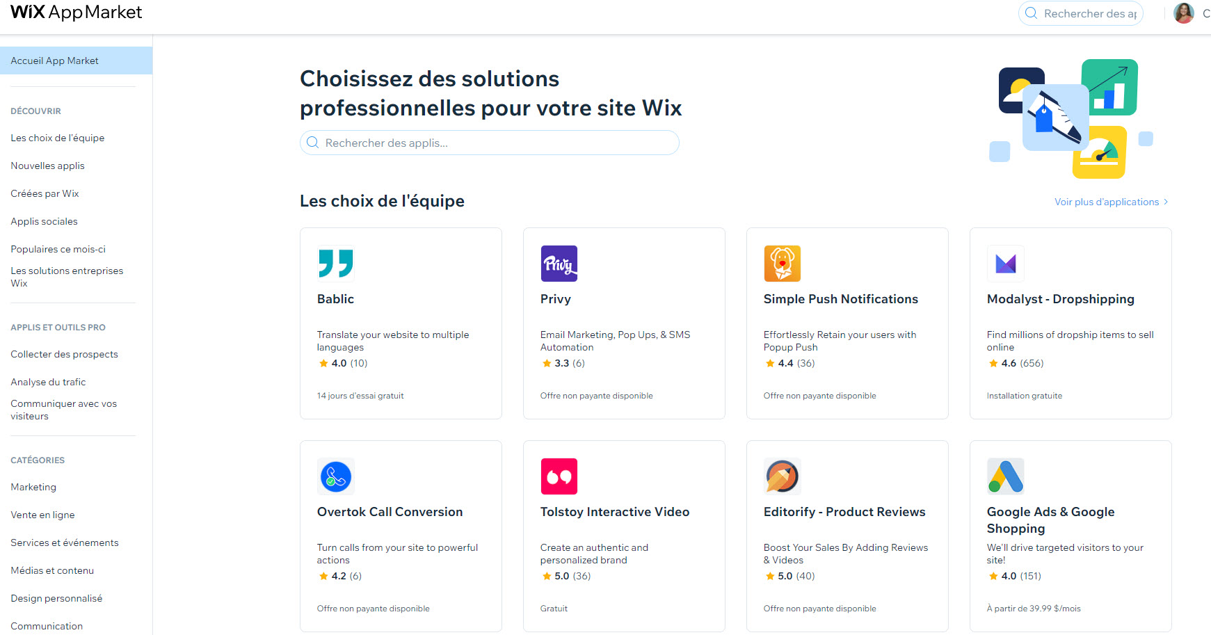 Créer une appli externe pour le Wix App Market | Centre d'Assistance | Wix.com