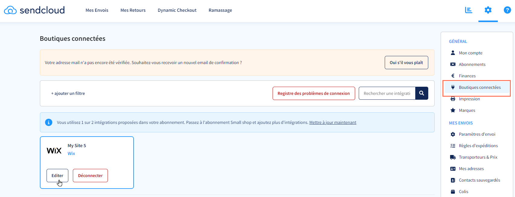 Wix Stores : Permettre la livraison en points-relais avec Sendcloud | Centre d'Assistance | Wix.com