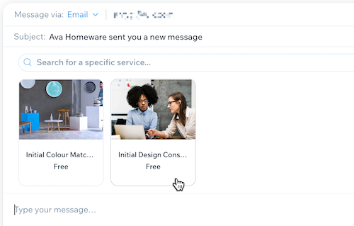 Wix Inbox: Sending Messages and Attaching Elements | Help Center | Wix.com