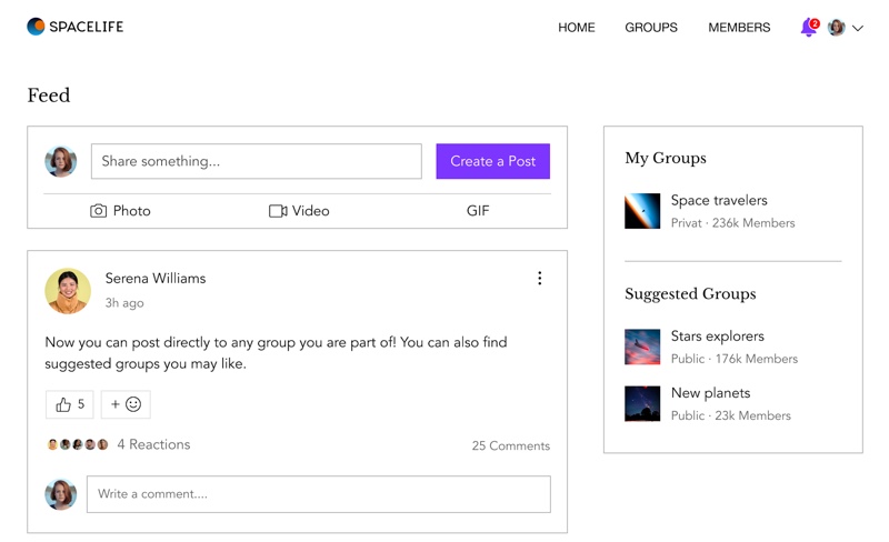 Wix Groups: An Overview | Help Center | Wix.com