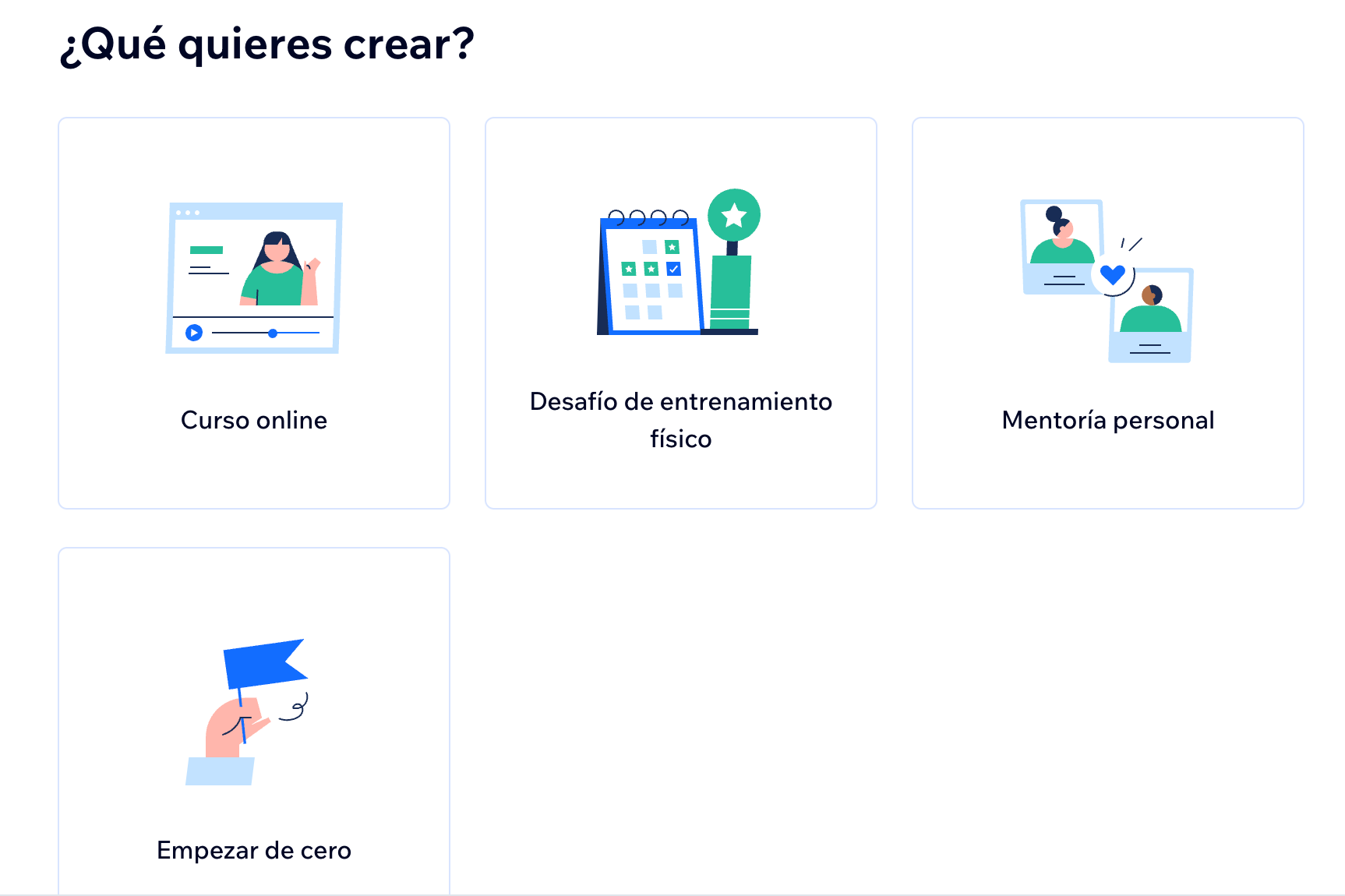 Programas online: crear un nuevo programa | Centro de Ayuda | Wix.com