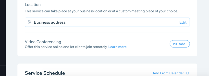 Wix Bookings: Managing Multiple Video Conferencing Links | Help Center ...