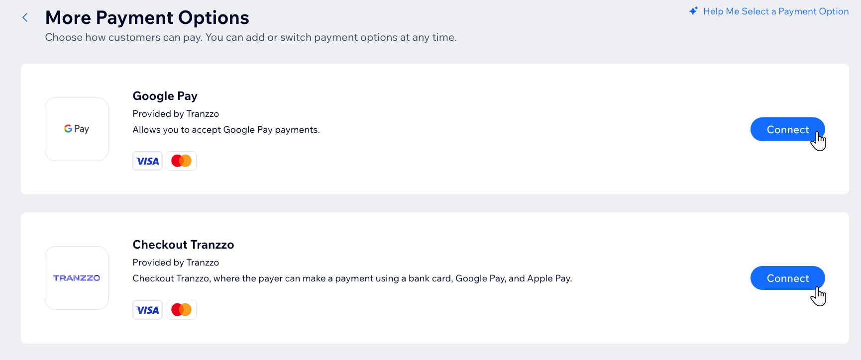 Connecting Tranzzo as a Payment Provider | Help Center | Wix.com