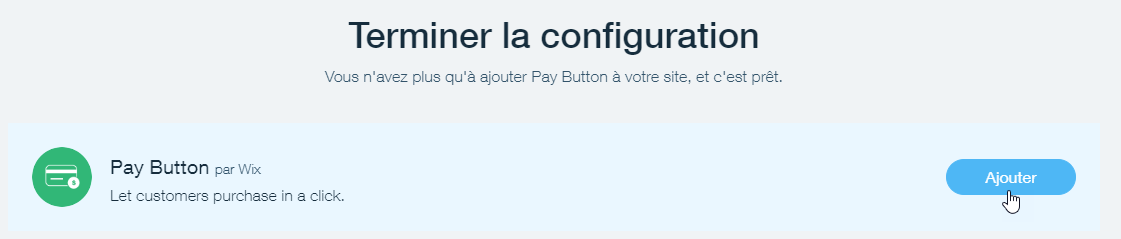 Ajouter et configurer un bouton Pay Button | Centre d'Assistance | Wix.com