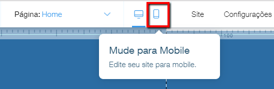 Acessando o Editor Mobile | Central de Ajuda | Wix.com