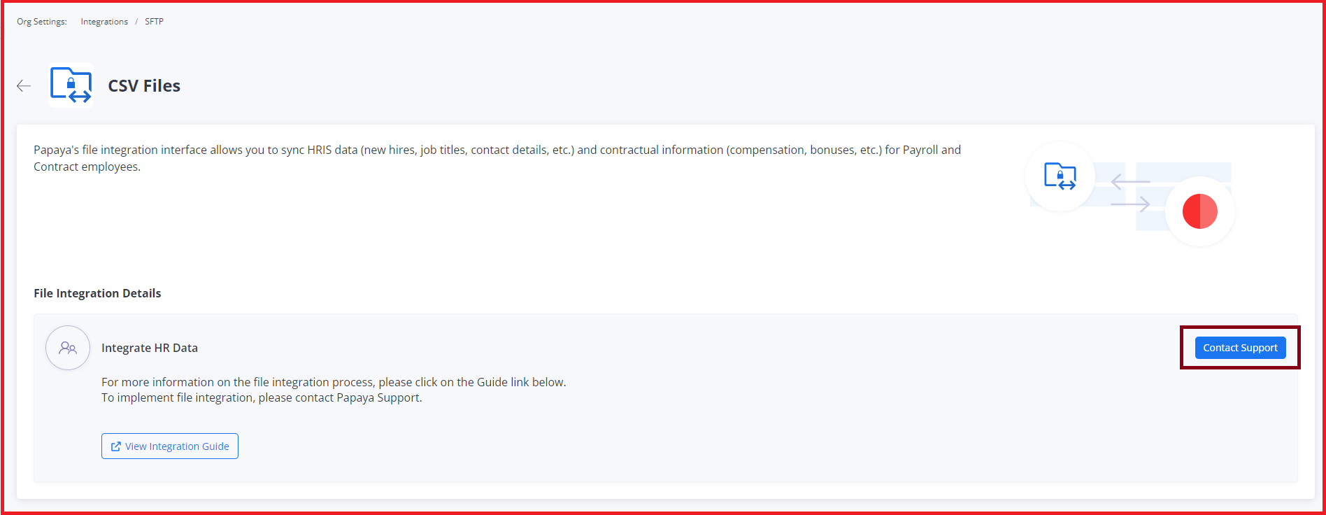 Integration Center Guide