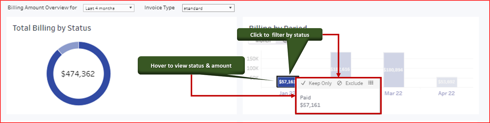 Billing Status Dashboard