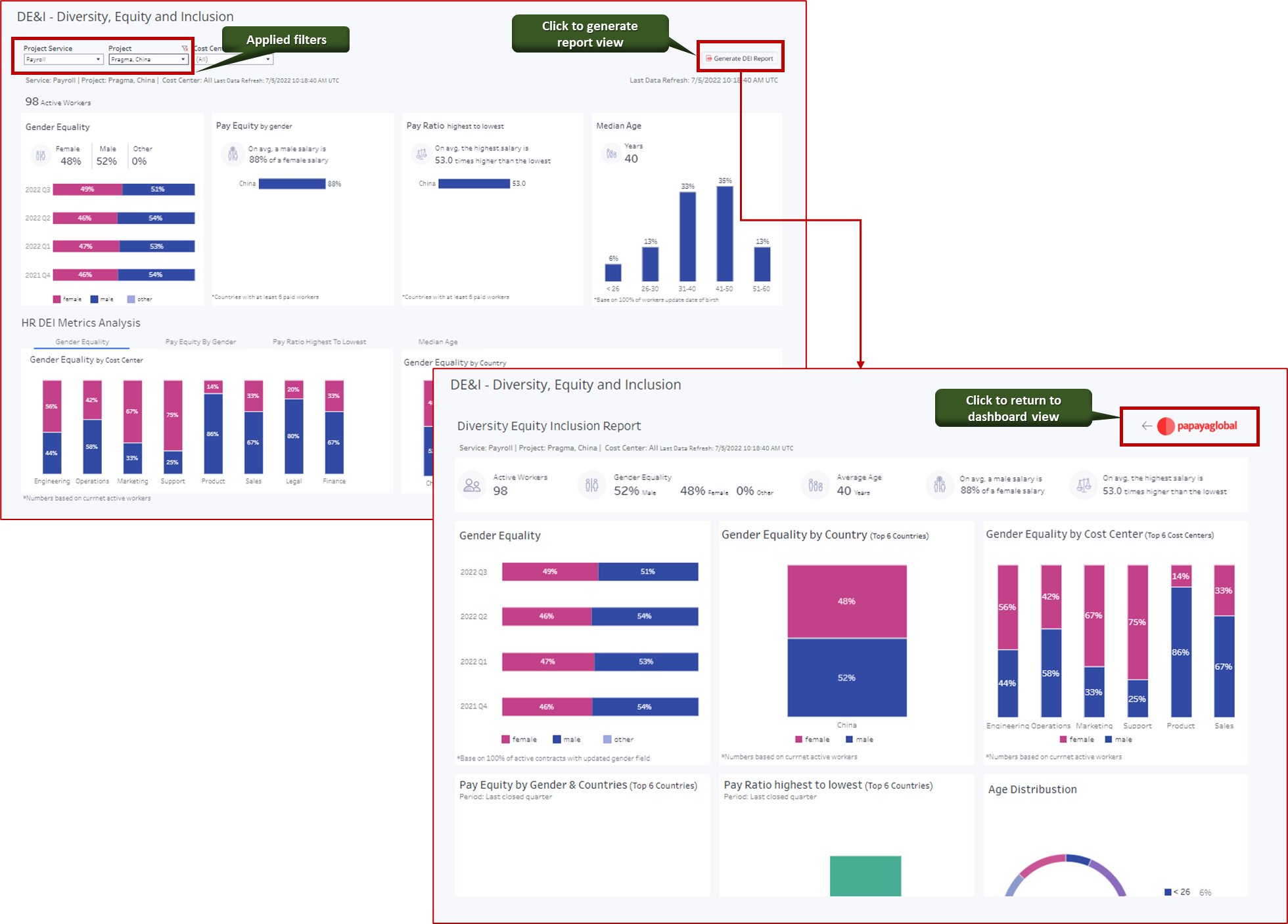 Diversity, Equity, and Inclusion Dashboard