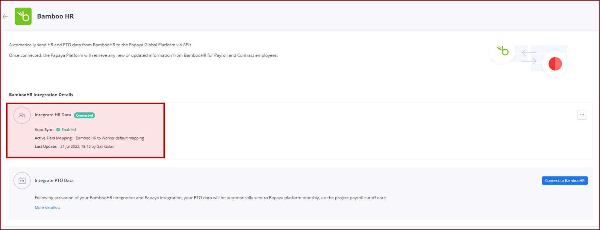 BambooHR API Integration