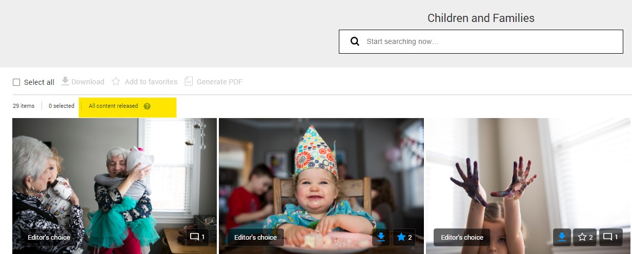 Understanding Release Status – Getty Images Custom Content