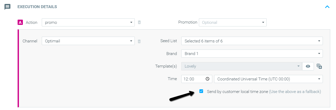 Sending by Customer Local Time Zone in OptiMail – Optimove