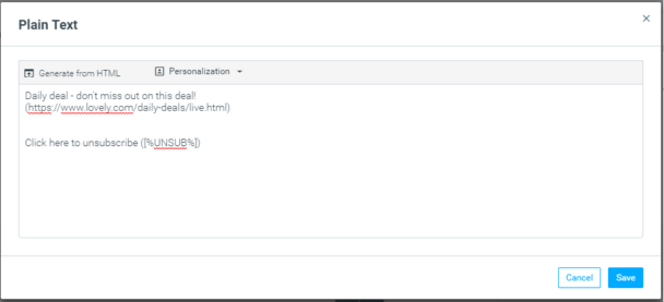 Creating OptiMail Templates Using the HTML Editor – Optimove