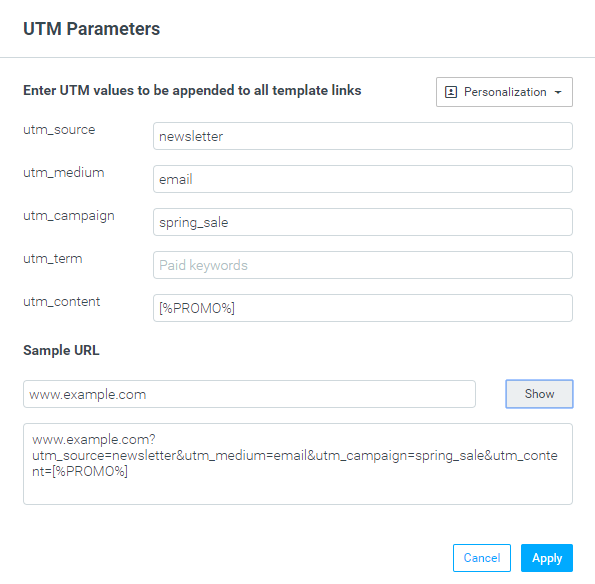 Using UTM Parameters in OptiMail Templates – Optimove