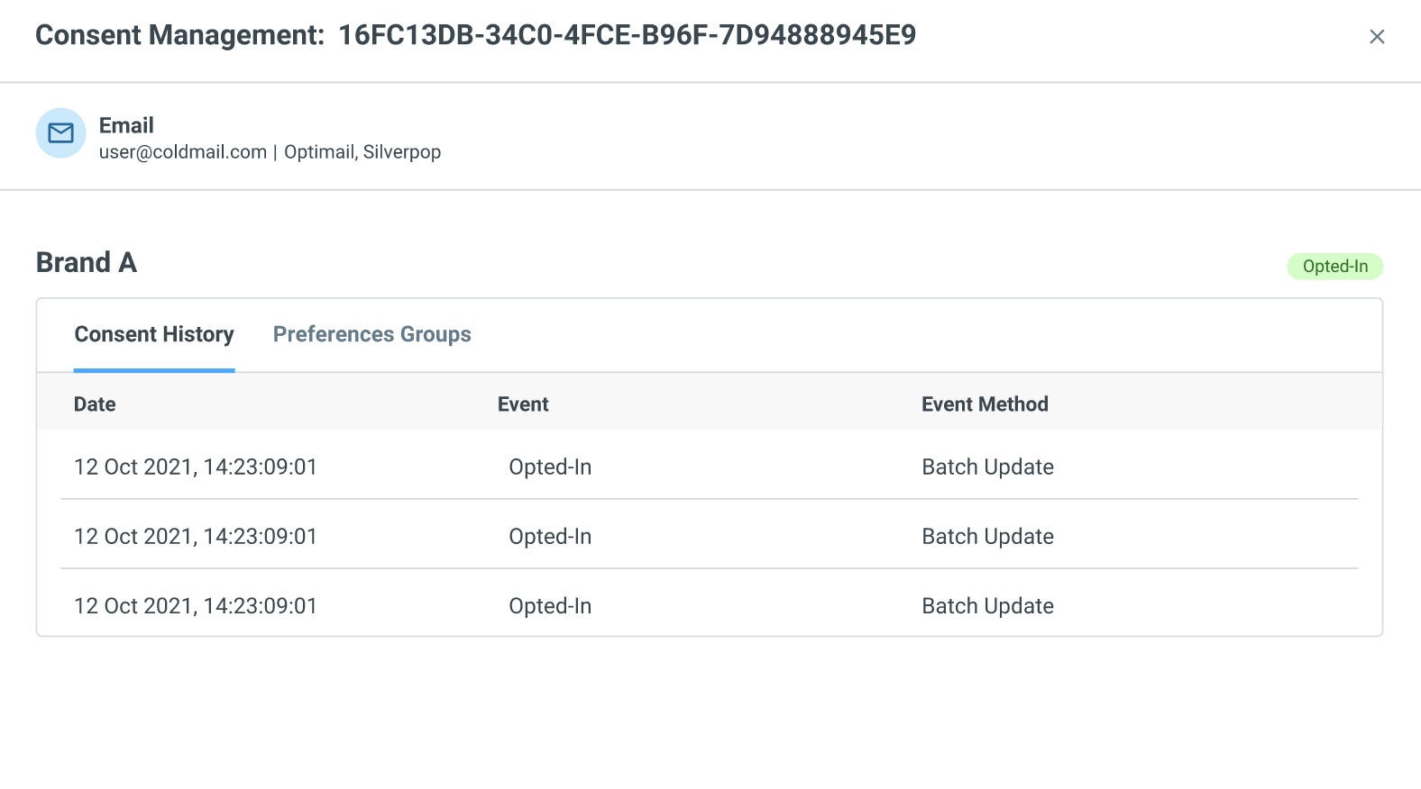 Subscription Management – Optimove