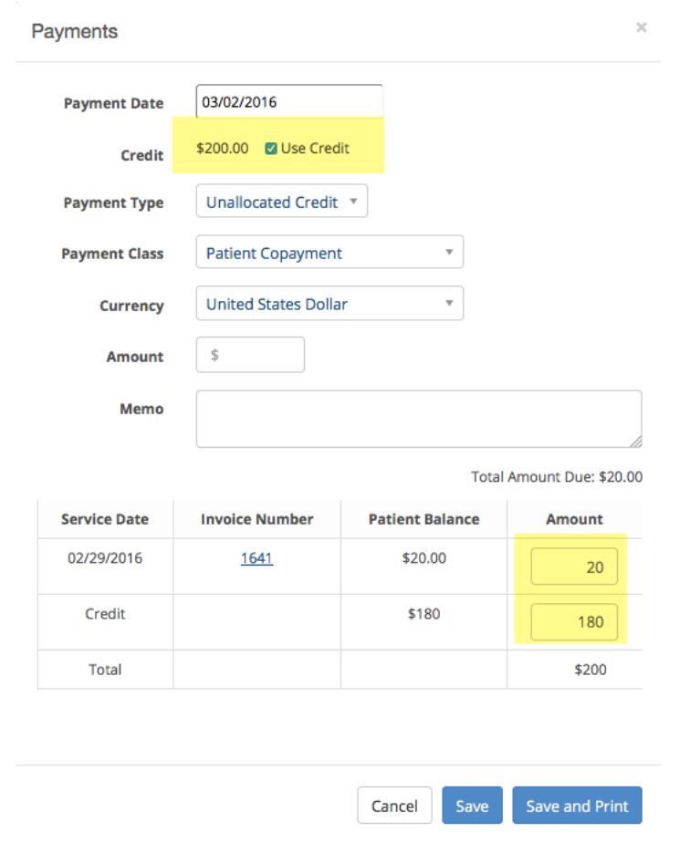 Creating & Using Client Credits – TherapyMate