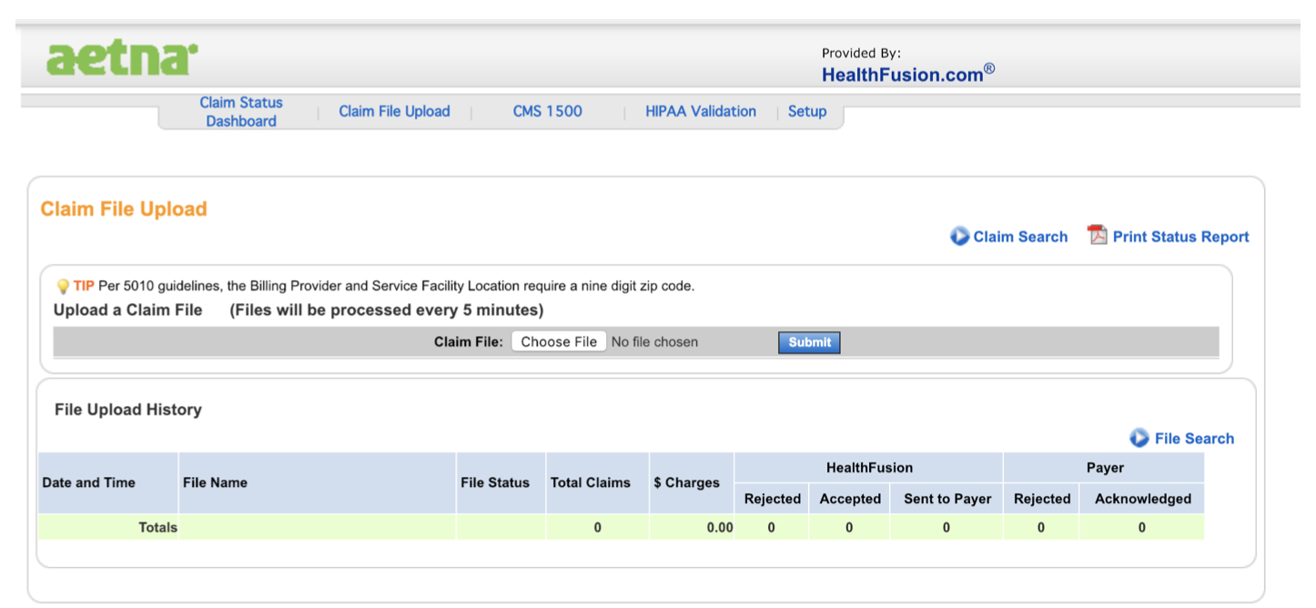 NaviNet Clearinghouse Claims Creation & Submission – TherapyMate