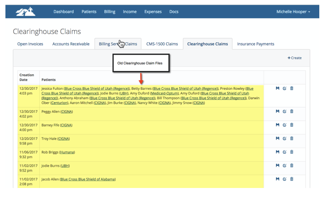 NaviNet Clearinghouse Claims Creation & Submission – TherapyMate