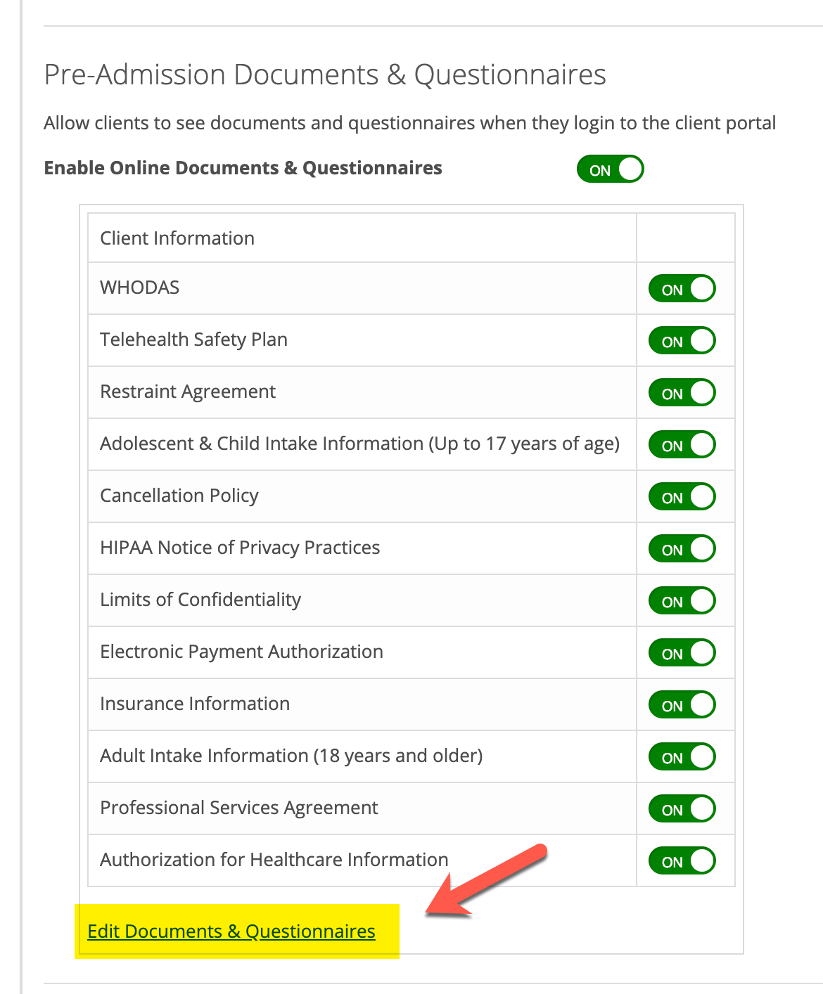 Creating & Your Own Client Forms – TherapyMate