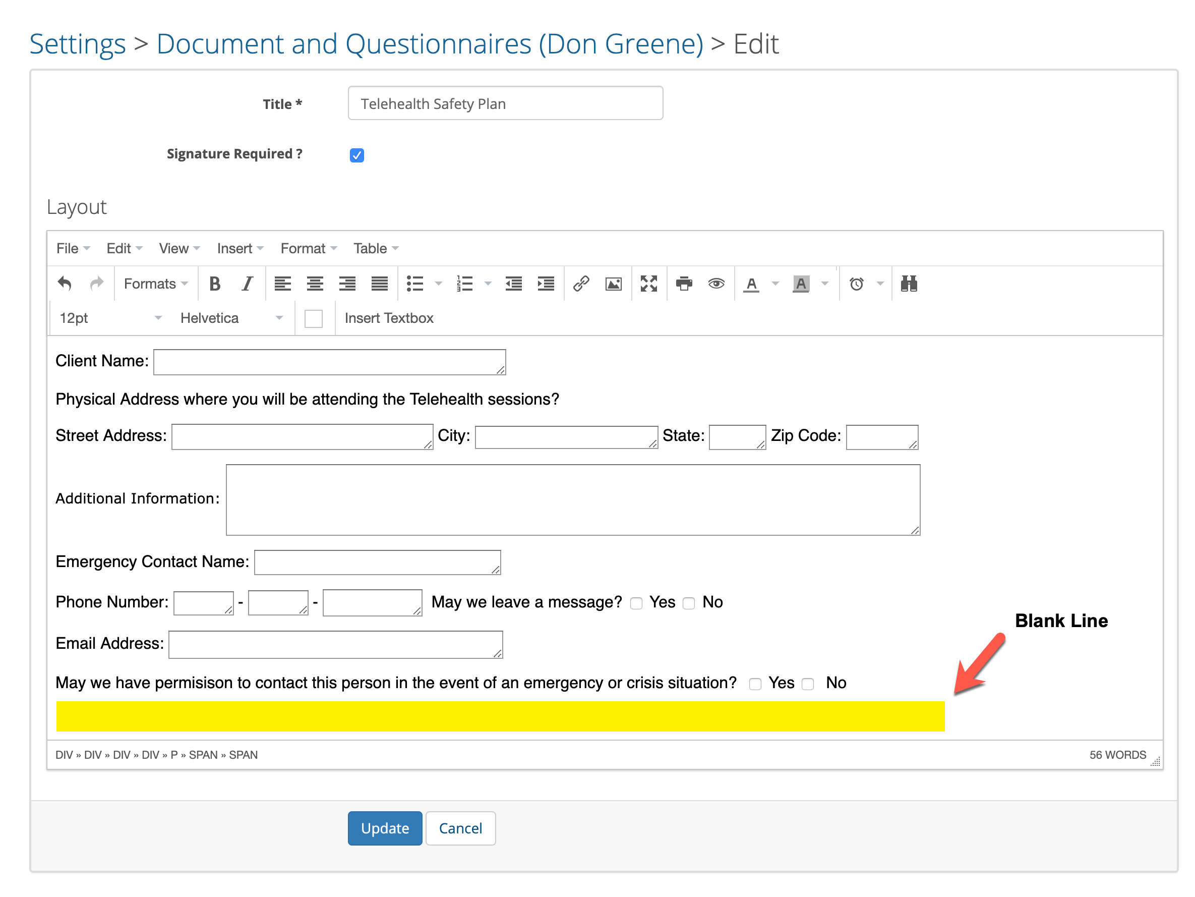 Creating & Your Own Client Forms – TherapyMate