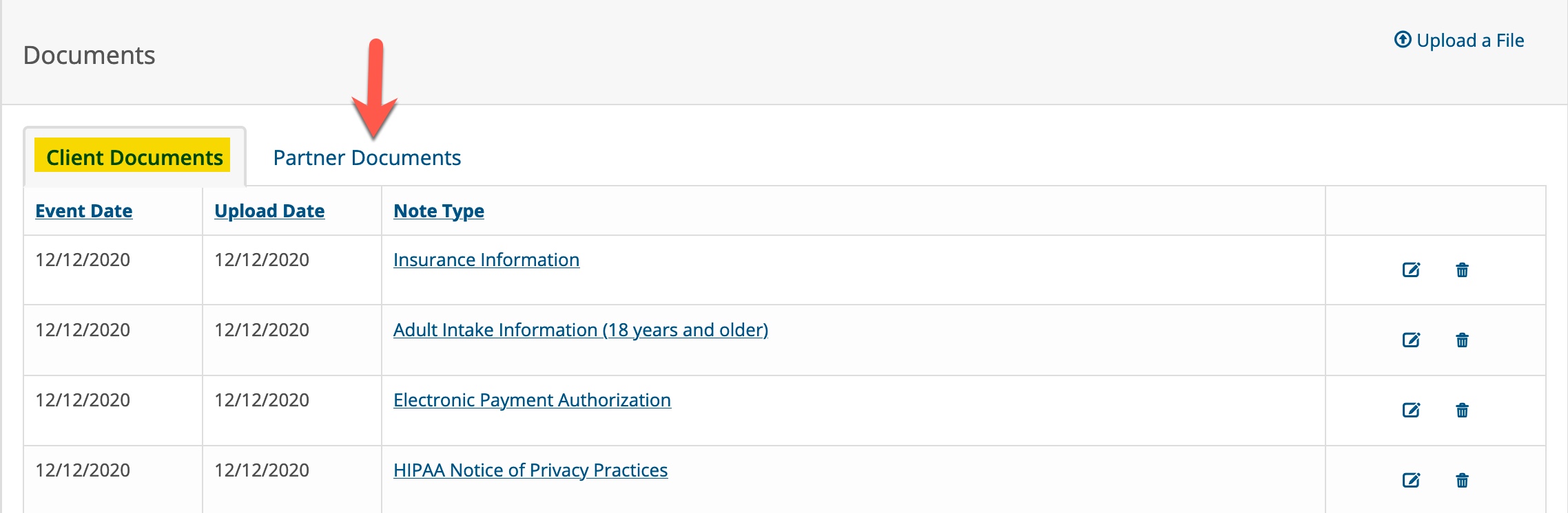 Couple & Partner Charts – TherapyMate