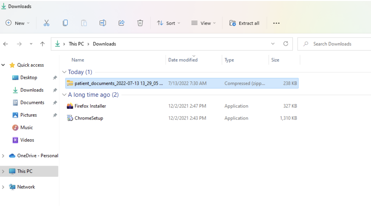 Downloading & Uploading Client Documents using Windows – TherapyMate