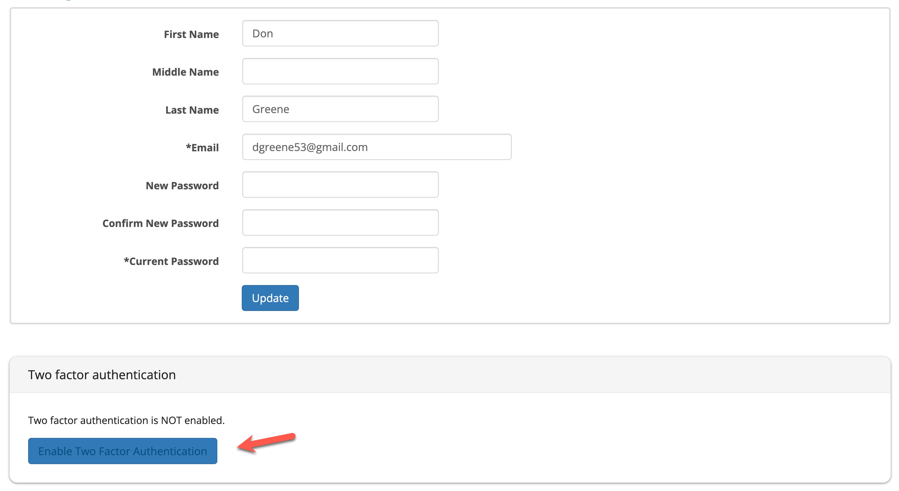 Two-Factor Authentication (2FA) – TherapyMate